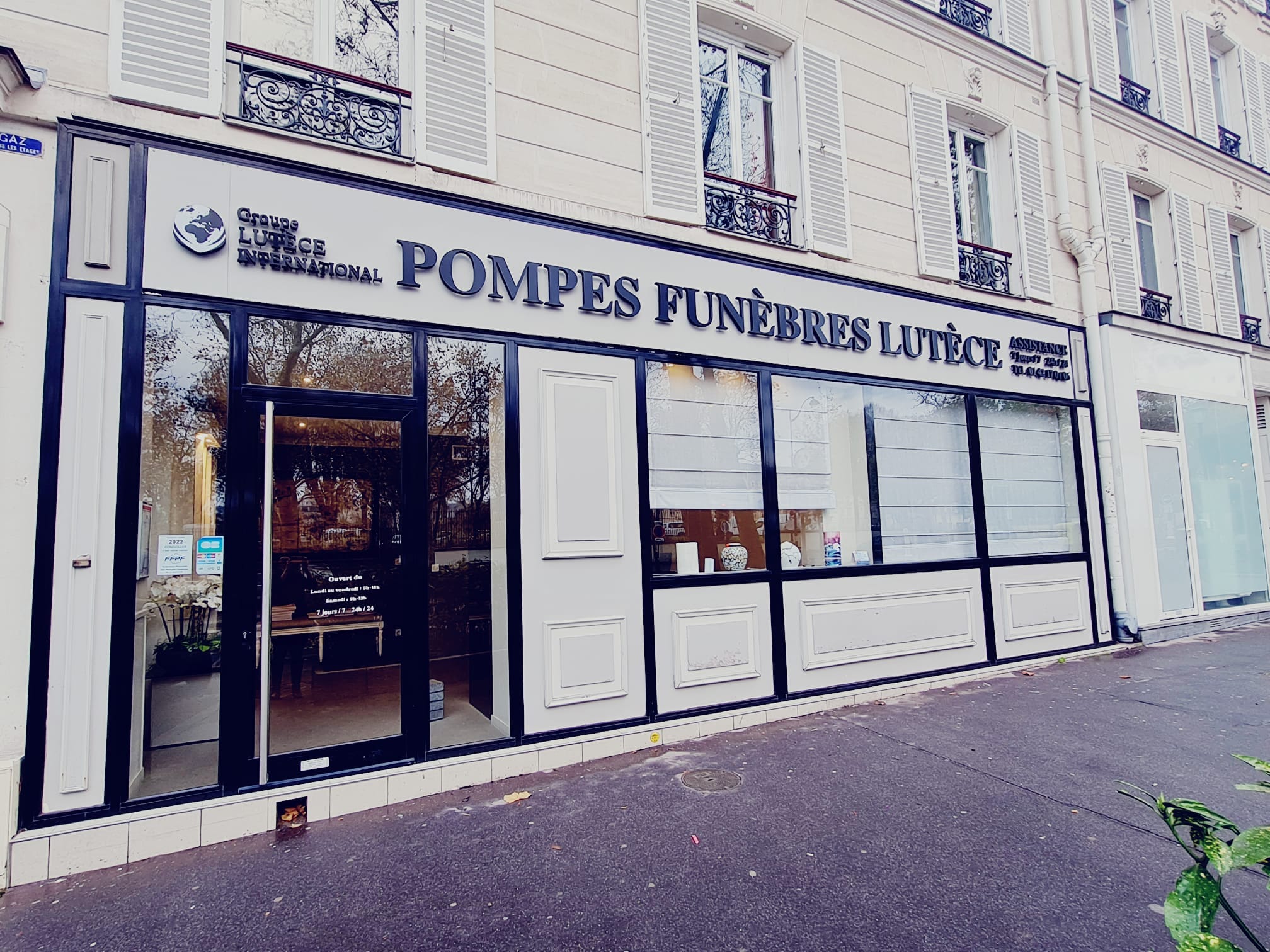 Pompes Funèbres Lutèce - Notre agence